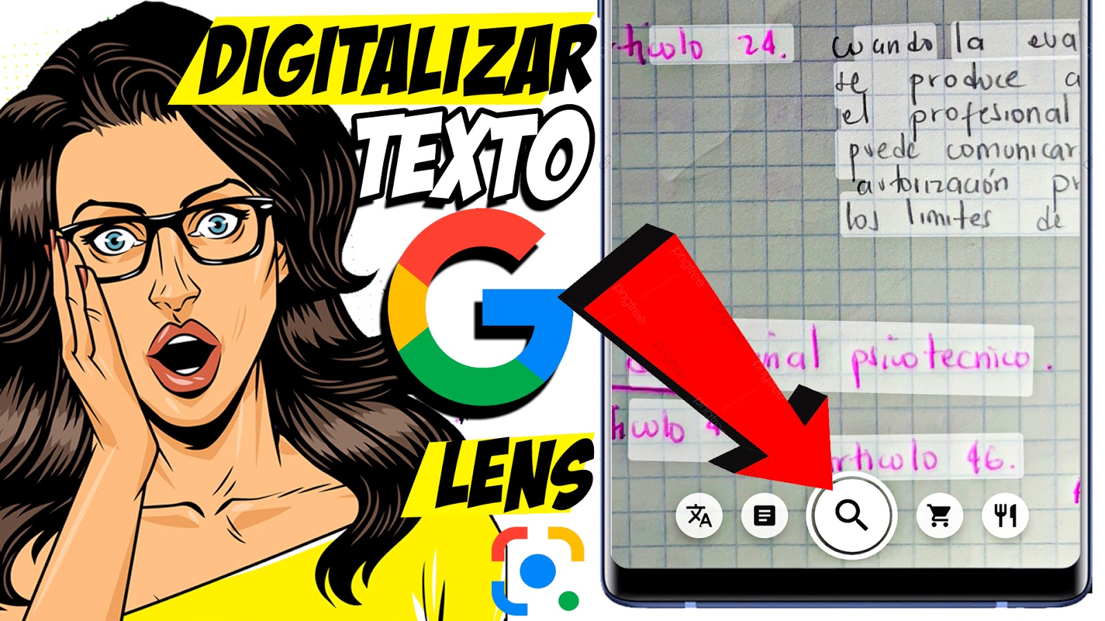 Asi puedes pasar Texto escrito a Texto DIGITAL con GOOGLE LENS 2020