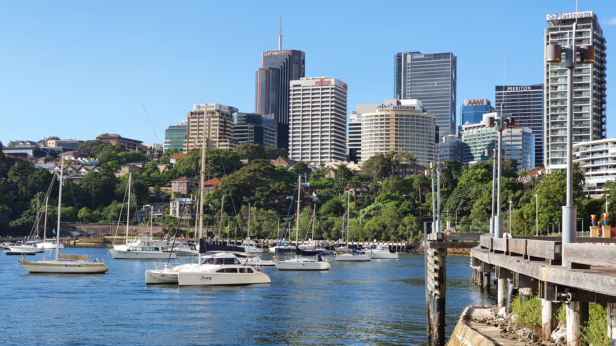 Sydney - City and Suburbs: Lavender Bay, boats