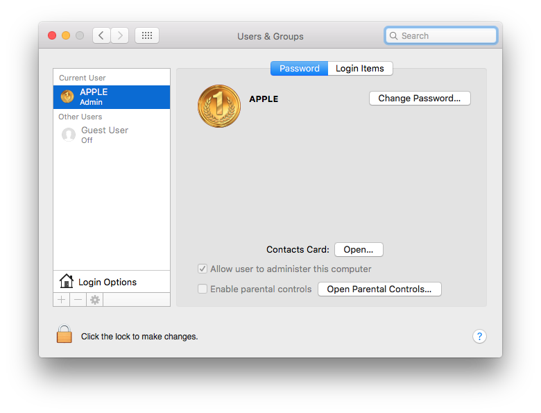 How To Set Change User Password MAC Information Technology How To Set Change User Password MAC Information Technology