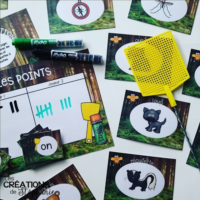 Les créations de Stéphanie: La tapette à mouches : Les sons OU et ON ...