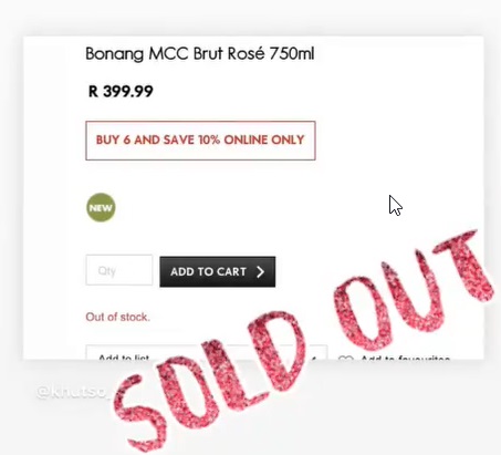 Bonang Matheba's House of BNG bubbly sells out in one day @bonang _m