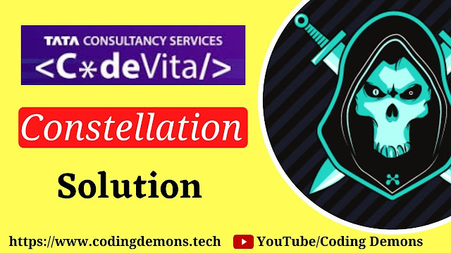 TCS Codevita : Constellation Code Solution