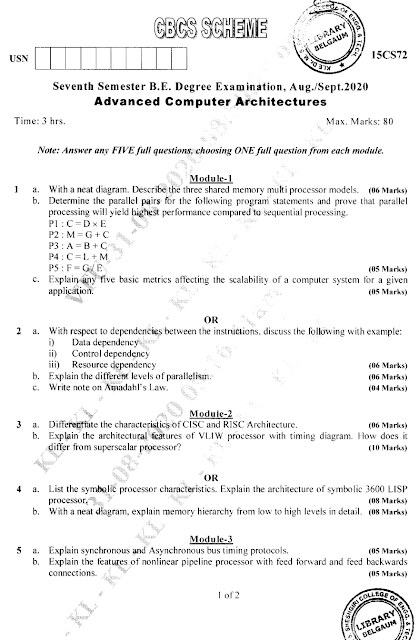 Visvesvaraya Technological University B.E. COMPUTER SCIENCE (CBCS ...