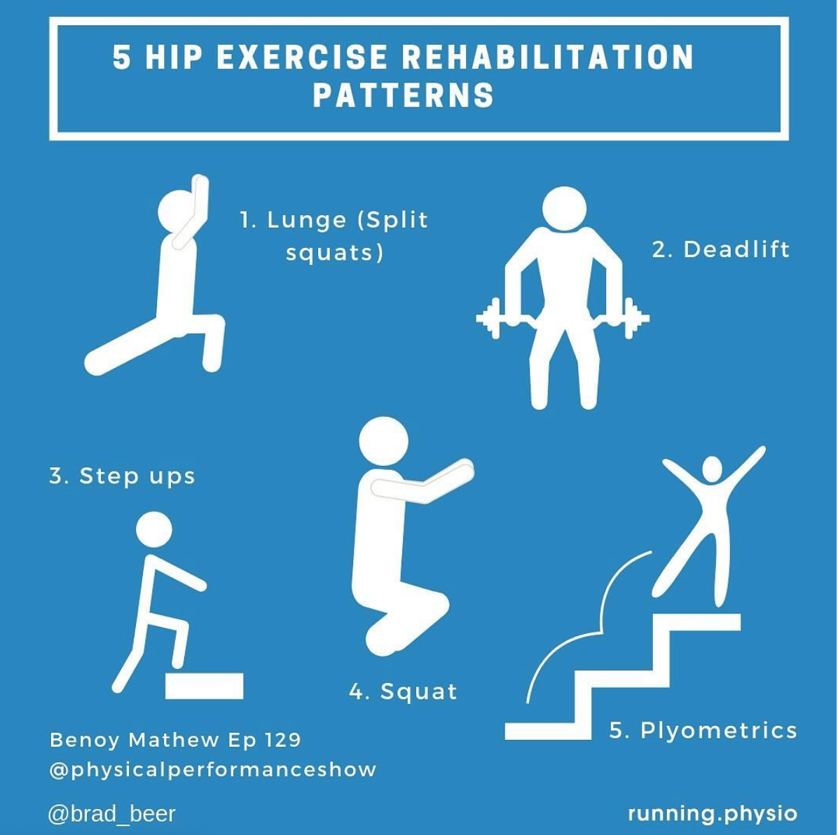 Top 5 Fridays! 5 Hip Rehab Exercise Patterns | Modern Manual Therapy ...