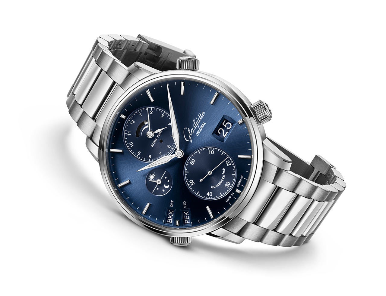 Glashütte Original - Senator Cosmopolite midnight blue | Time and ...