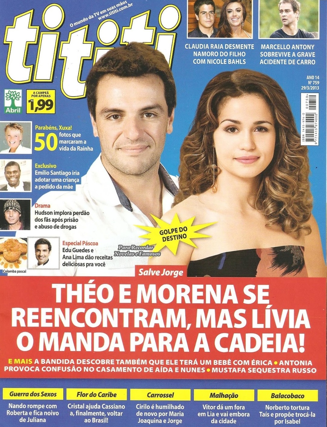 Blog Maria Claudia Raia: Revista Tititi: 29/03/13