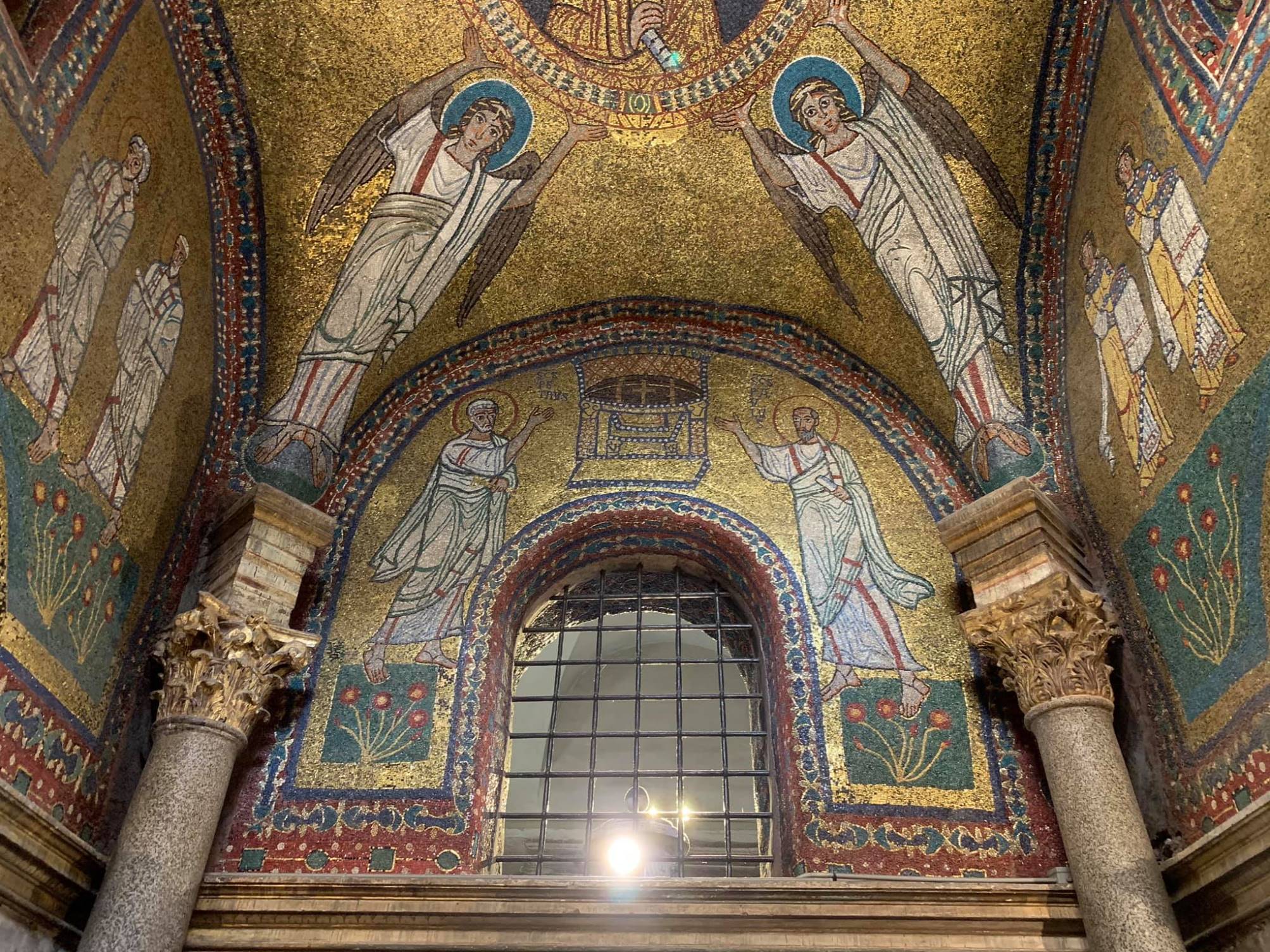 New Liturgical Movement: The Mosaics of the Basilica of St Praxedes