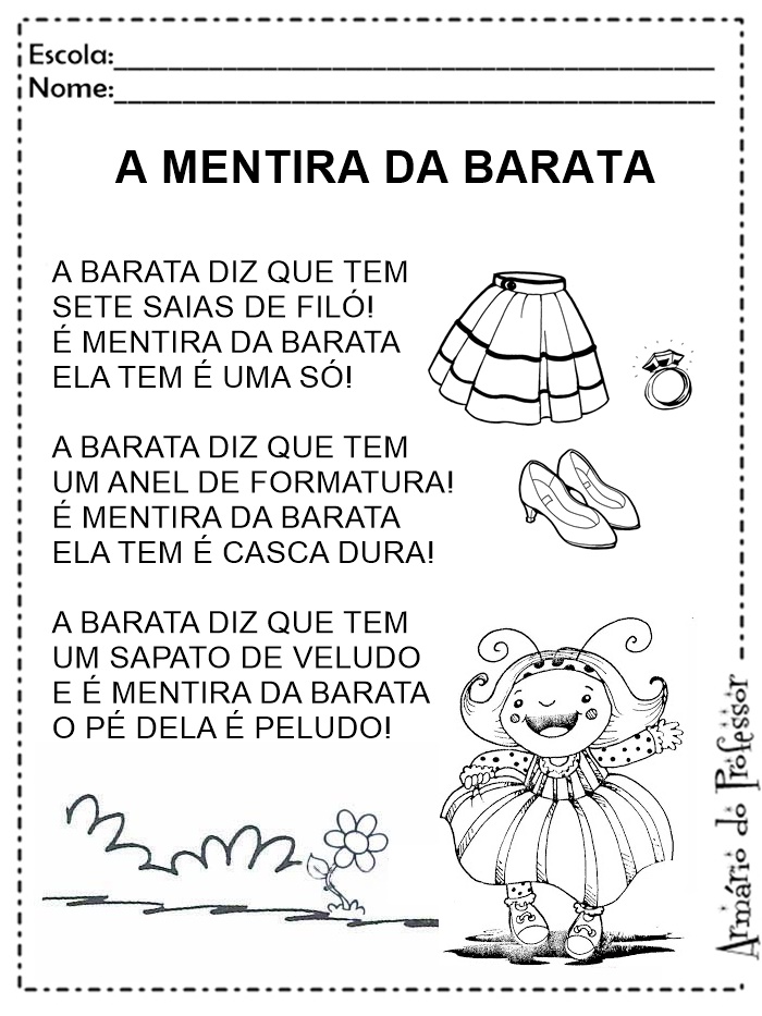 Sequência Didática - A Mentira da Barata