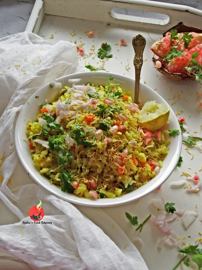 Vegetable Poha Recipe | How to Make Poha
