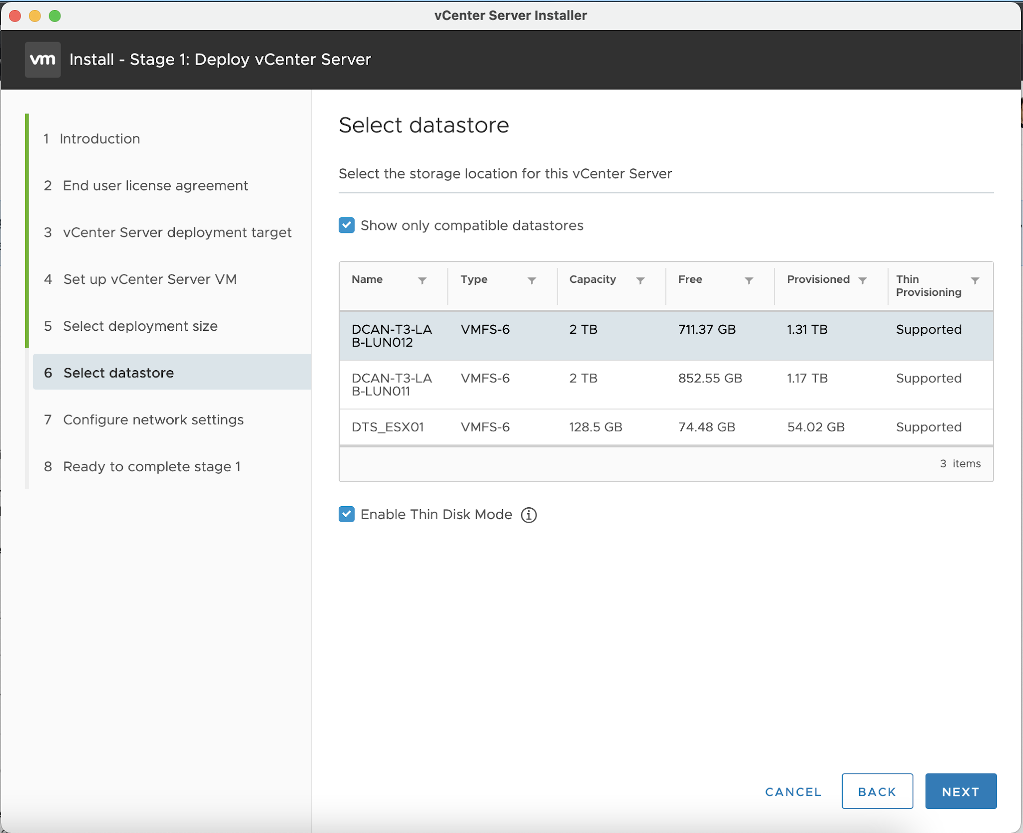Lorenzo Moglie - Notes: How to easily install VCSA from MacOS