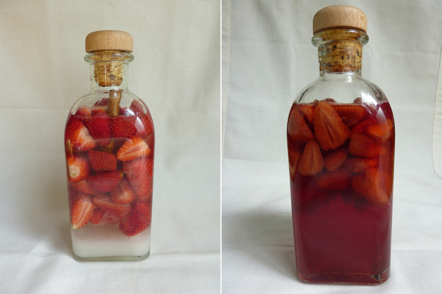 Charo y su Cocina: LICOR DE FRESAS (TRADICIONAL)