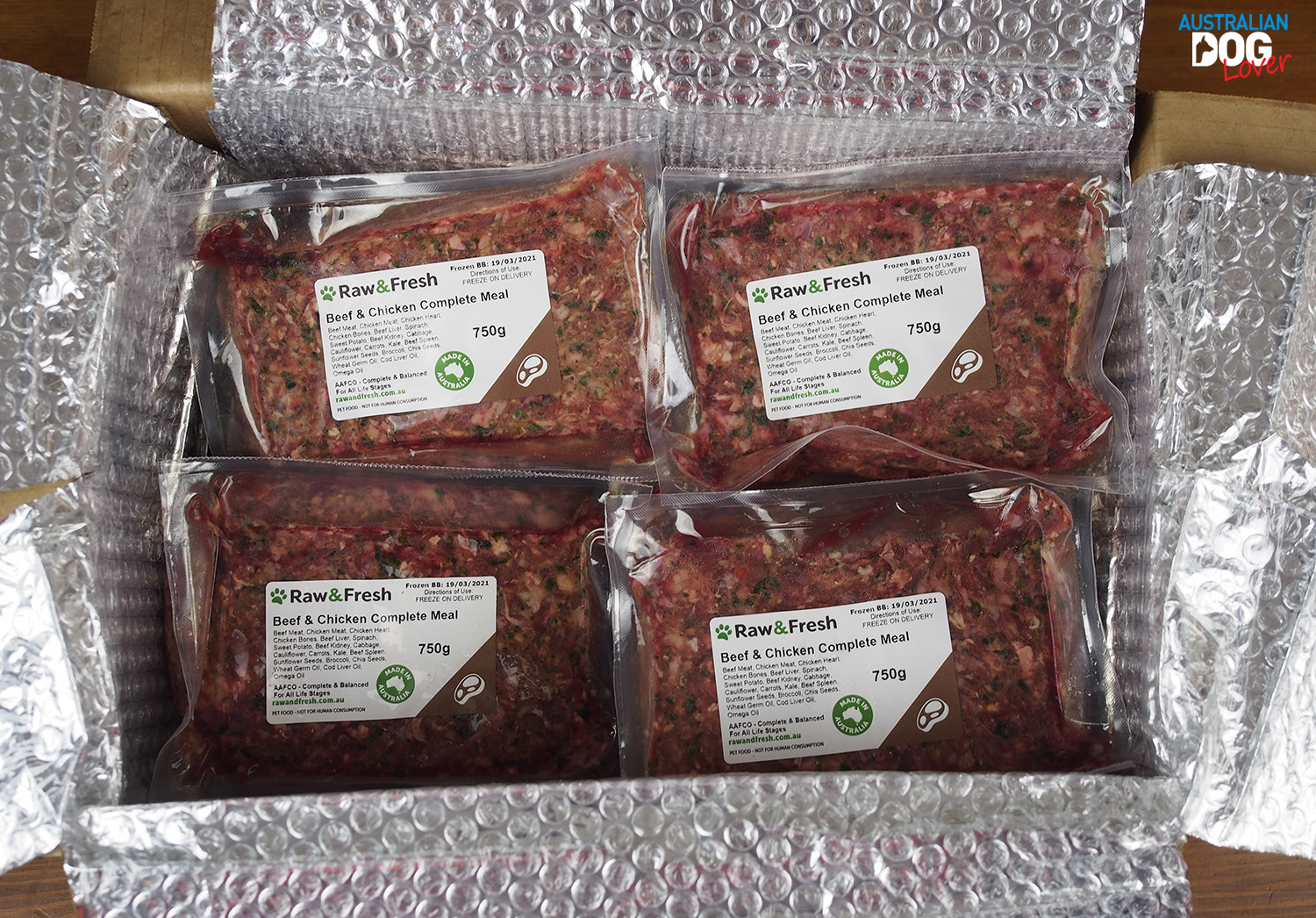 Raw & Fresh Dog Food Delivered - Review | Australian Dog Lover