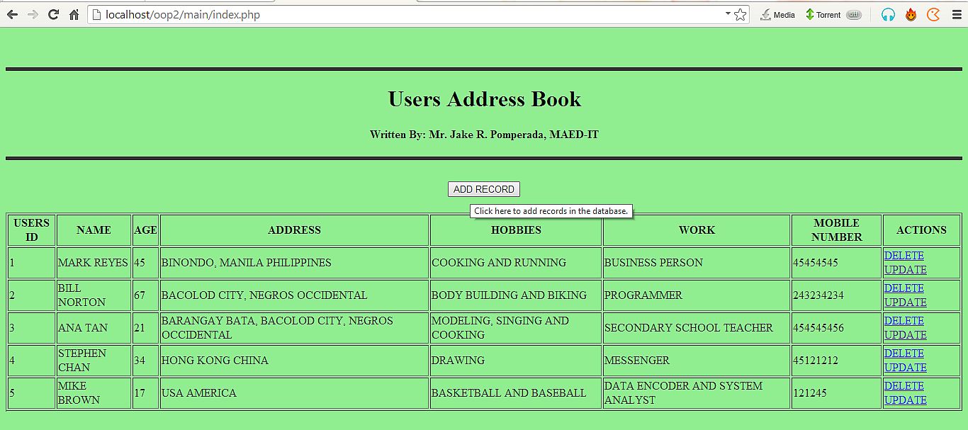 Free Programming Source Codes And Computer Programming Tutorials Oop