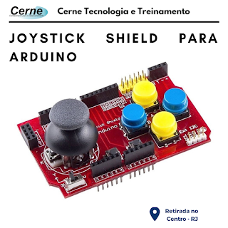 Cerne Tecnologia e Treinamento: Joystick Shield para Arduino