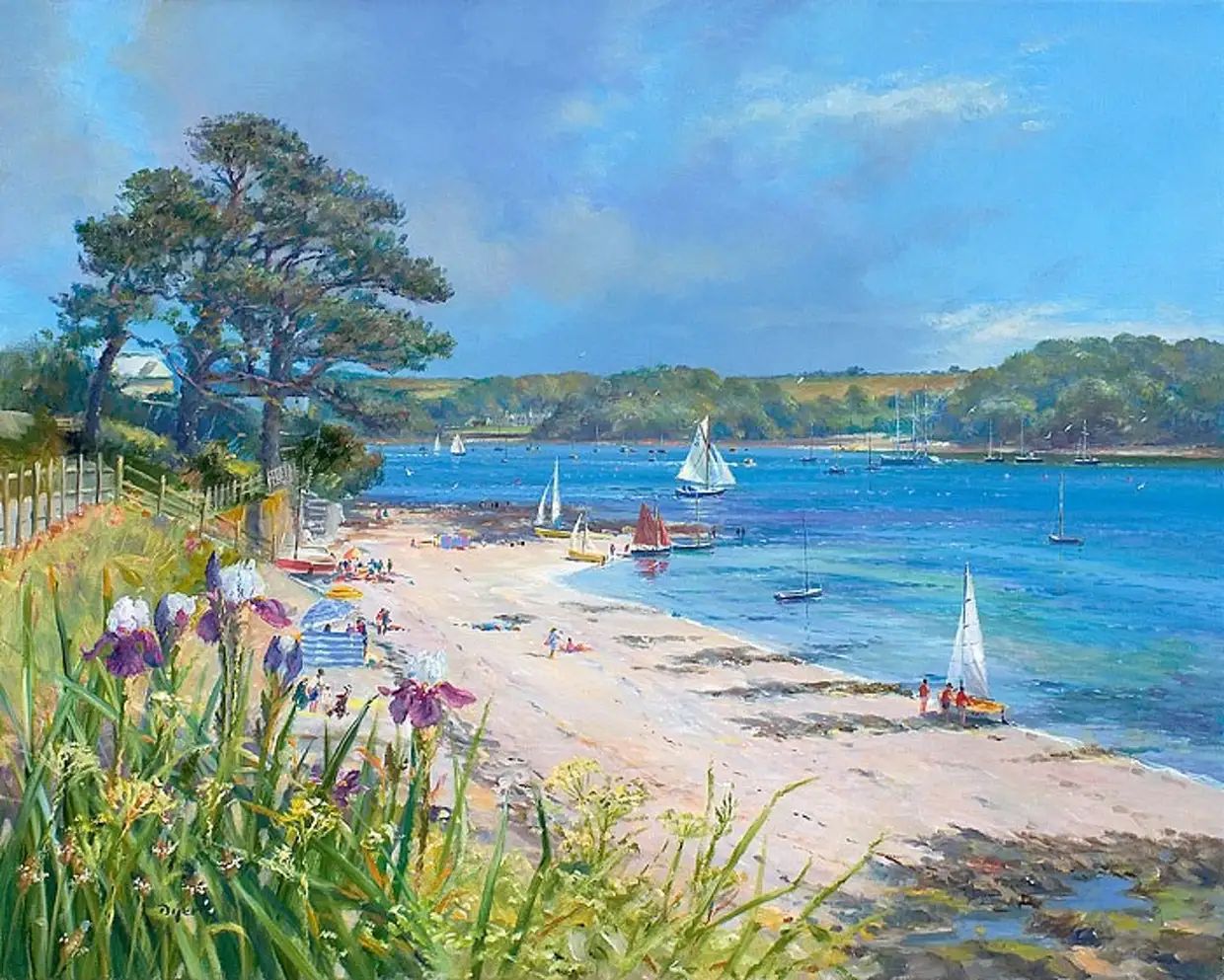 Ted Dyer, 1940 | Romantic Impressionist painter | Tutt'Art@