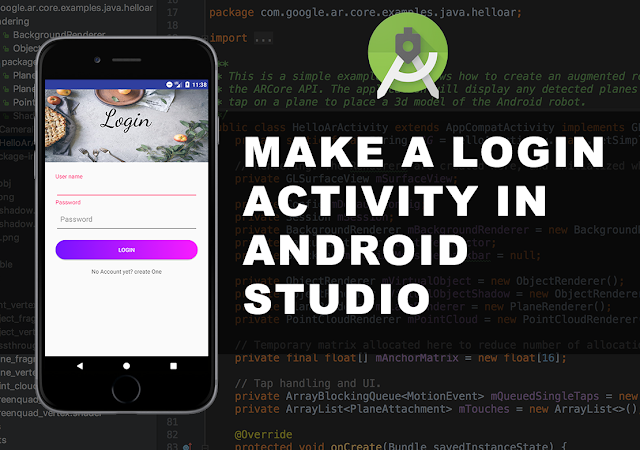 Make a Login Activity in Android Studio Part 1 : UI DESIGN - DoctorCode