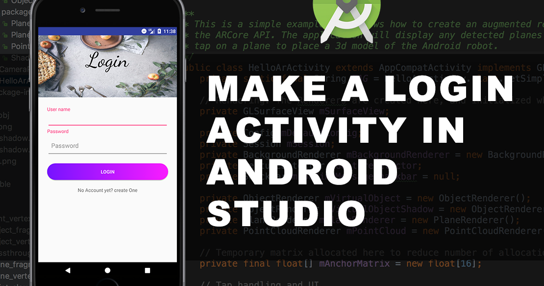 Make a Login Activity in Android Studio Part 1 : UI DESIGN - DoctorCode