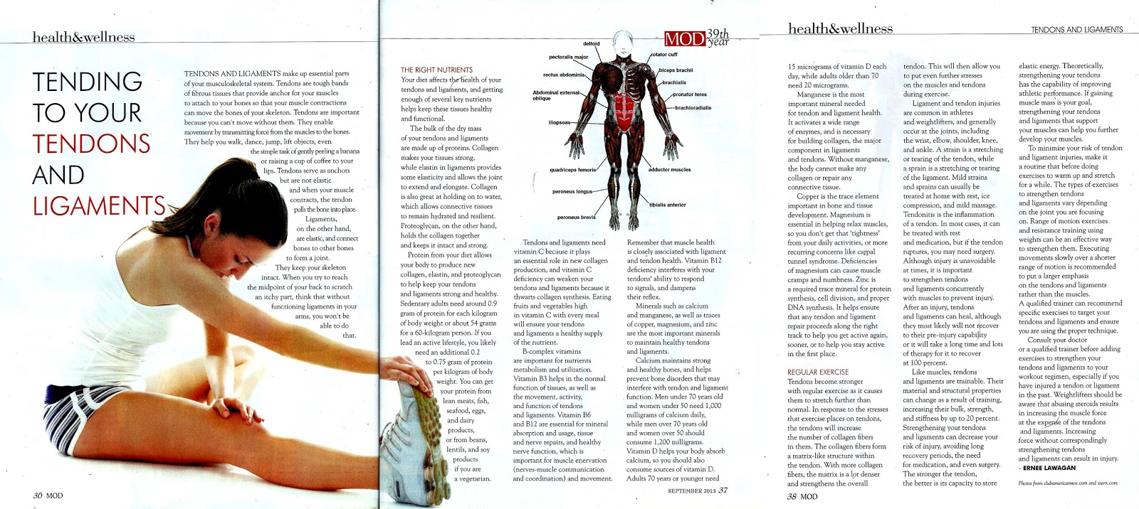 ALAM MO BA 'TO? (Do You Know This?): Tending to Your Tendons and Ligaments