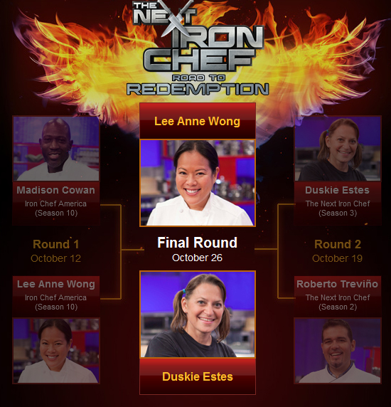 Food Network Gossip: The Next Iron Chef Redemption Starts Tomorrow ...
