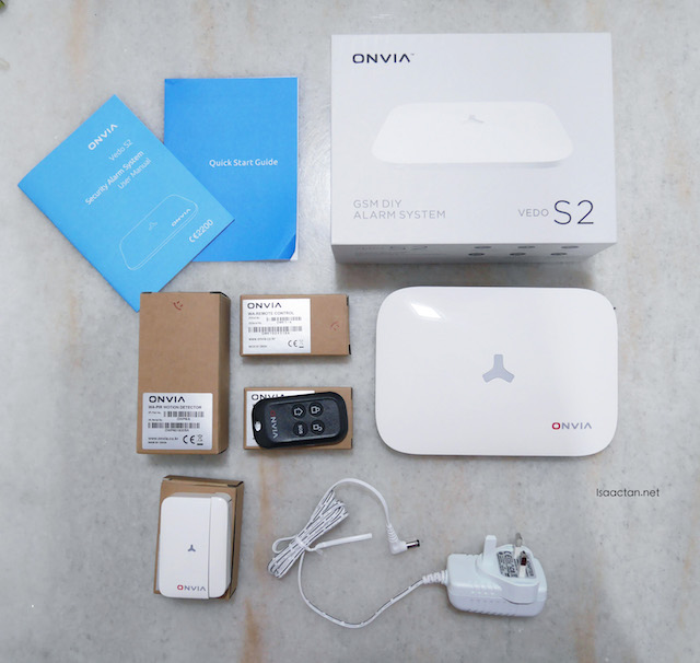 Isaactan.net: ONVIA VEDO S2 Wireless Alarm System