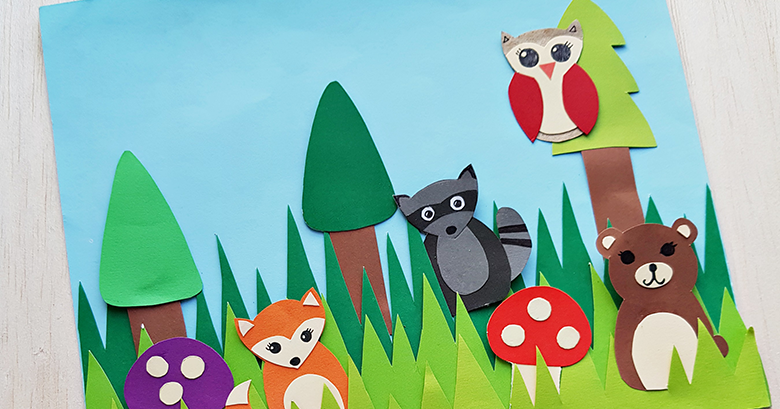 Woodland Animal Craft - Messy Little Monster