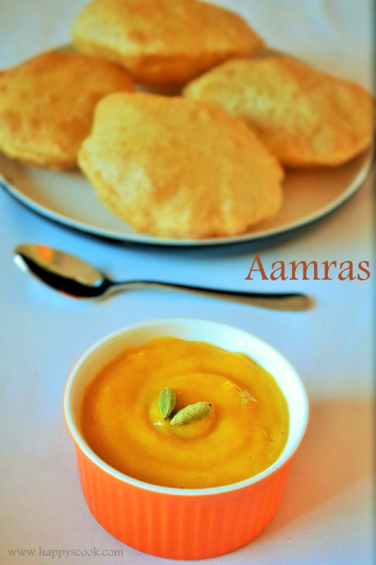 Aamras Recipe | Aamras Poori | How to make Aamras for Poori | Happy's Cook