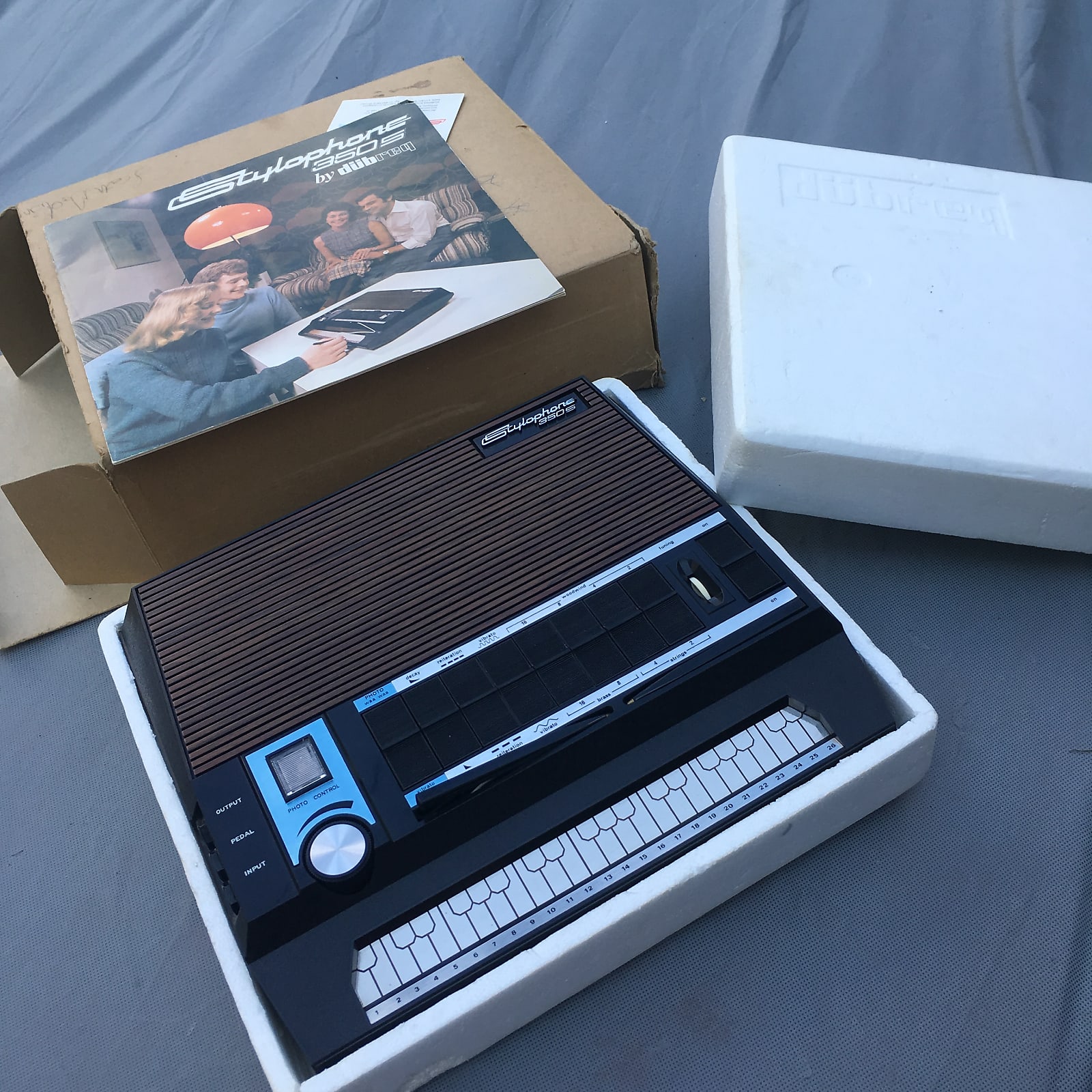 MATRIXSYNTH: 1977 Stylophone 350S Organ Analog Synth Made in England