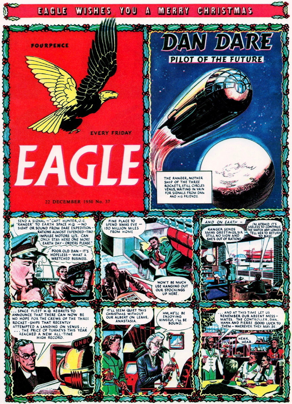 CRIVENS! COMICS & STUFF!: EAGLE - THE FIRST CHRISTMAS ISSUE... CRIVENS! COMICS & STUFF!: EAGLE - THE FIRST CHRISTMAS ISSUE...