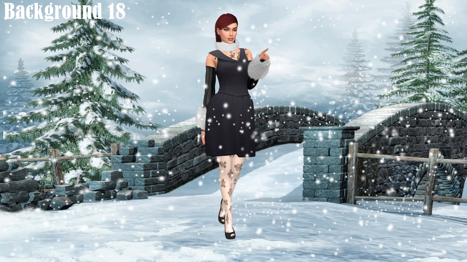 Annett's Sims 4 Welt: CAS Backgrounds - Winter 2018 - Part 2