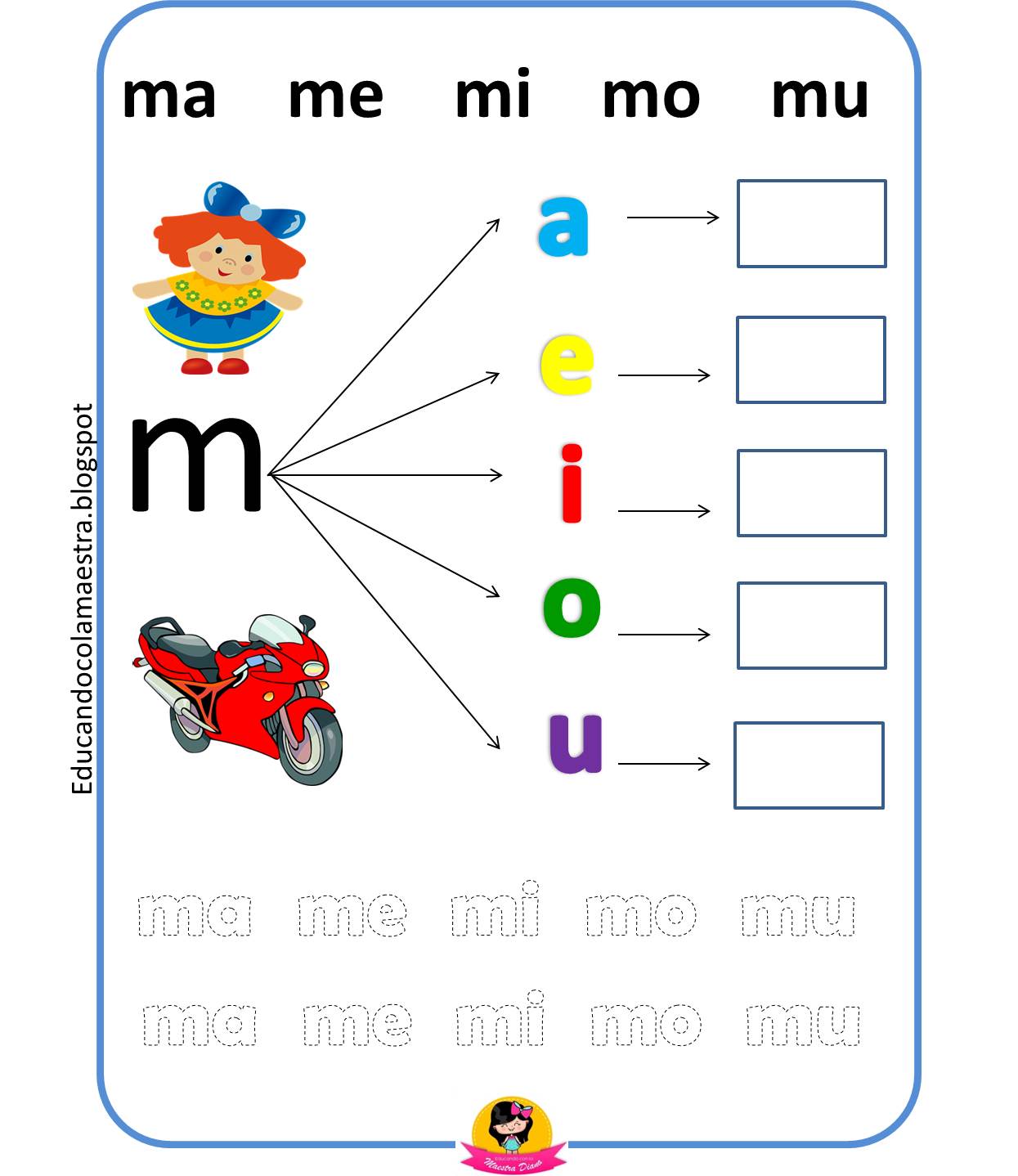 Educando con la Maestra: silabas