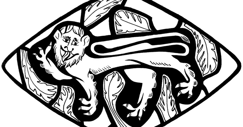 Lion and Palm Leaves Chrismon | Christian Clip Art Review