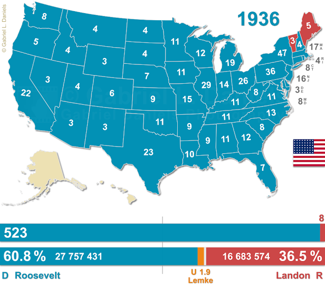 Gabriel Daniels Photography: Vectoring: US presidential election maps