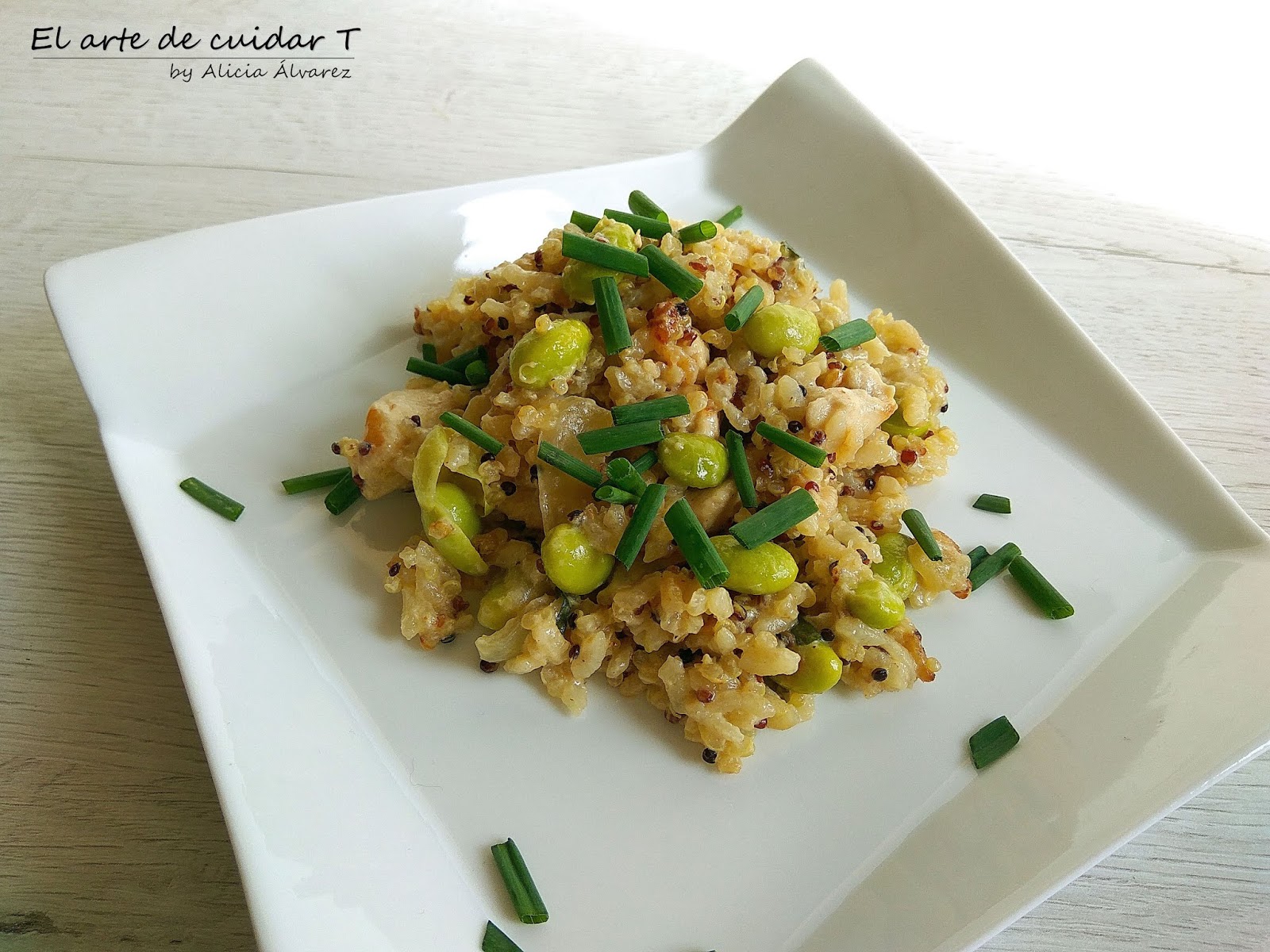 Quinoa con arroz y Edamama