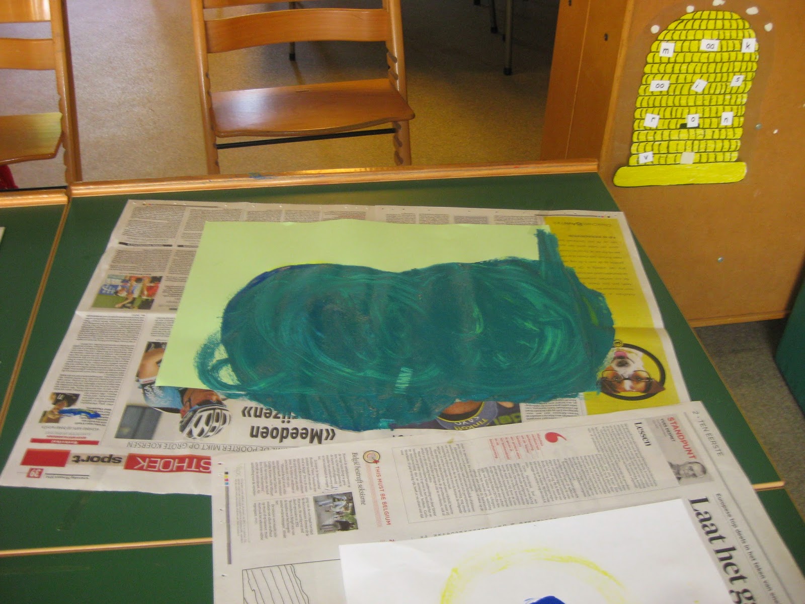 de klas van juf Tineke: Schrijfdans: ronden en liggende acht