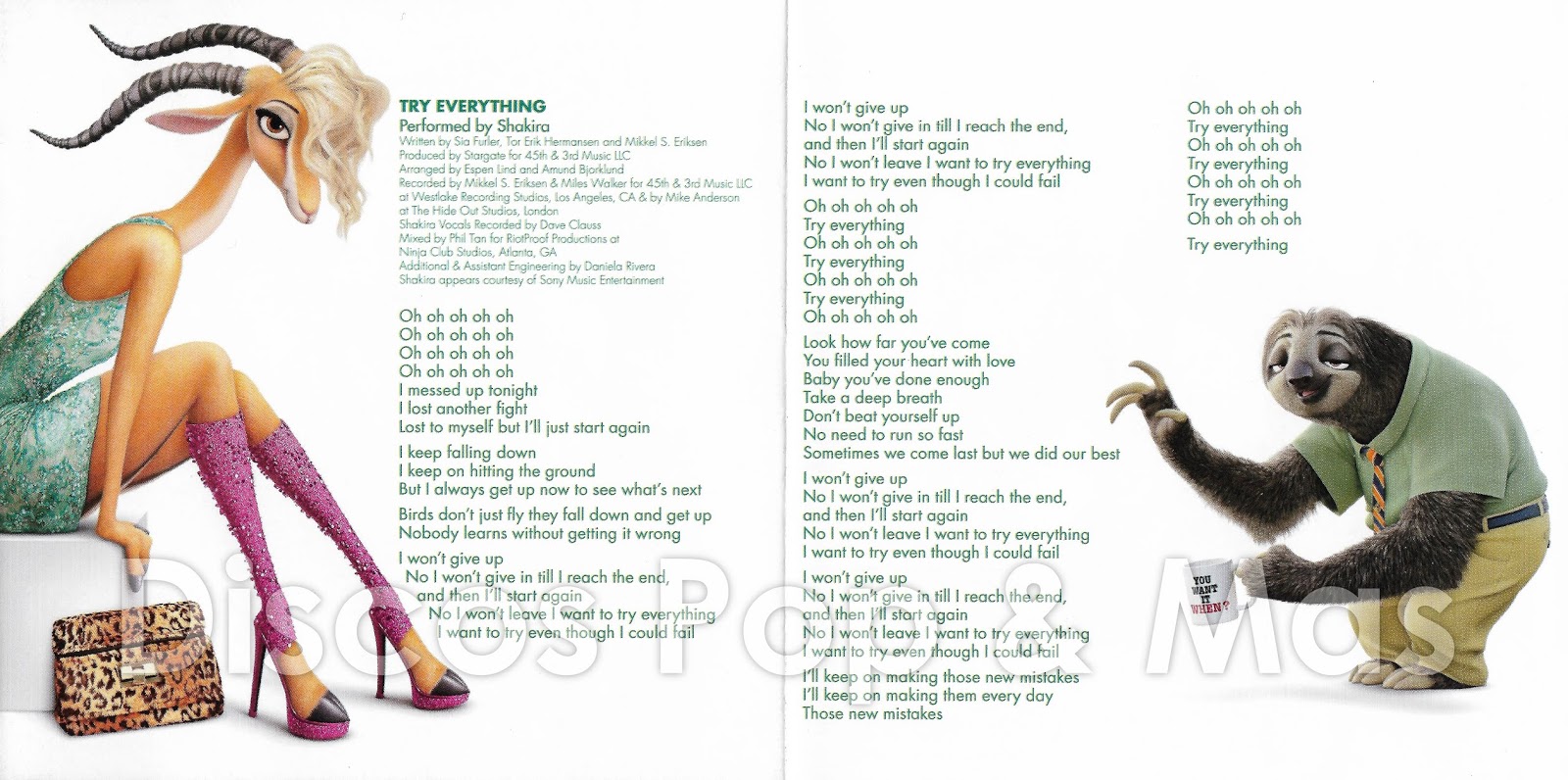 Discos Pop & Mas: Zootopia (Soundtrack)