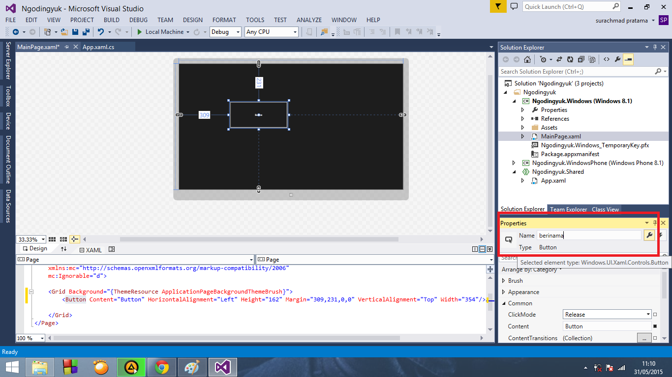 60 menit membuat aplikasi menggunakan Visual Studio | Kita Tahu