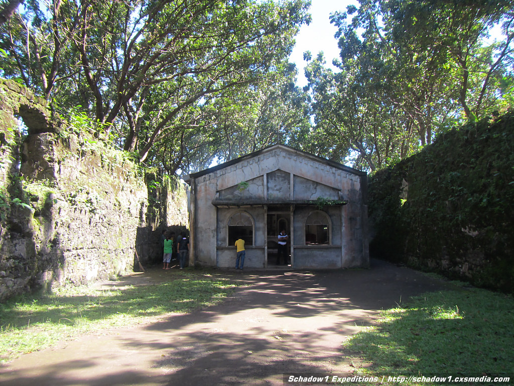 Gui-ob Church Ruins, a reminder of Mt. Vulcan's eruptive past ...