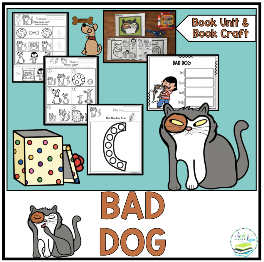 BAD DOG BOOK UNIT AND CRAFT ~ Book Units by Lynn