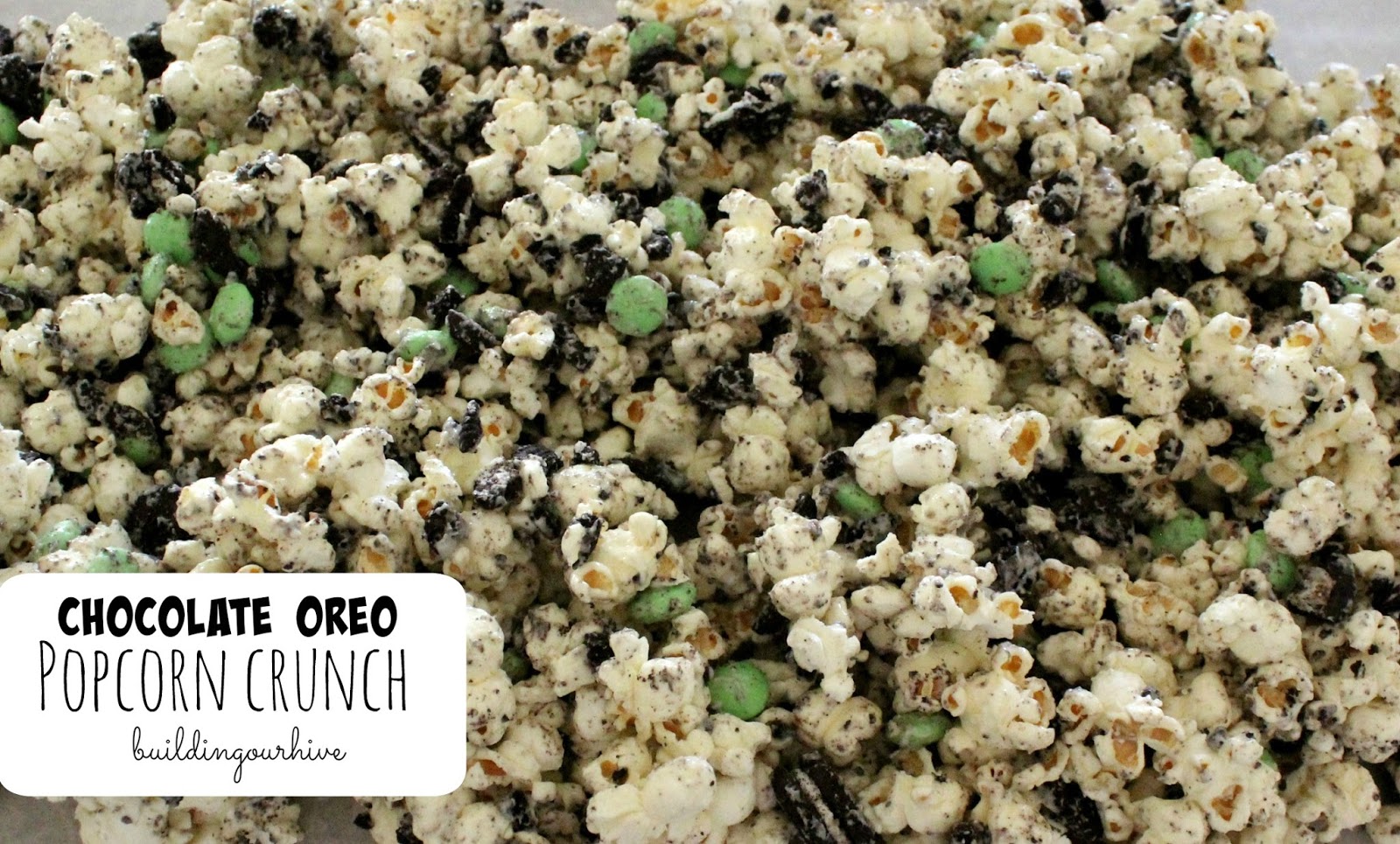 Chocolate Oreo Popcorn Crunch