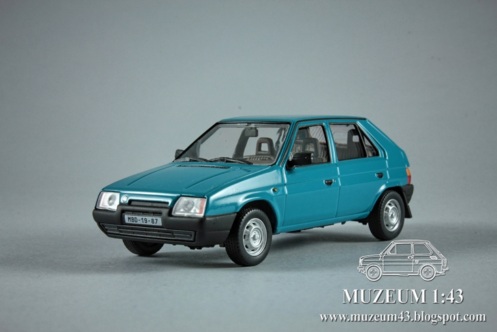 Skoda Favorit 1:43 Abrex - Muzeum 1:43