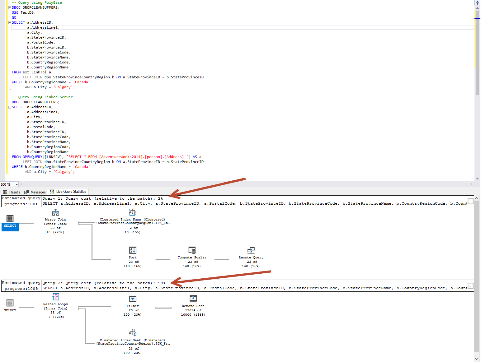 SQL Server – performance and other stories: Linked Server vs PolyBase – Efficient data ...