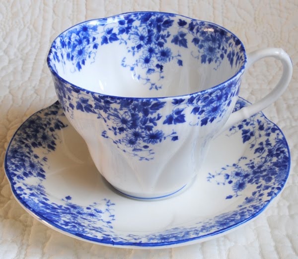 Artful Affirmations: Tea Cup Tuesday-Blue