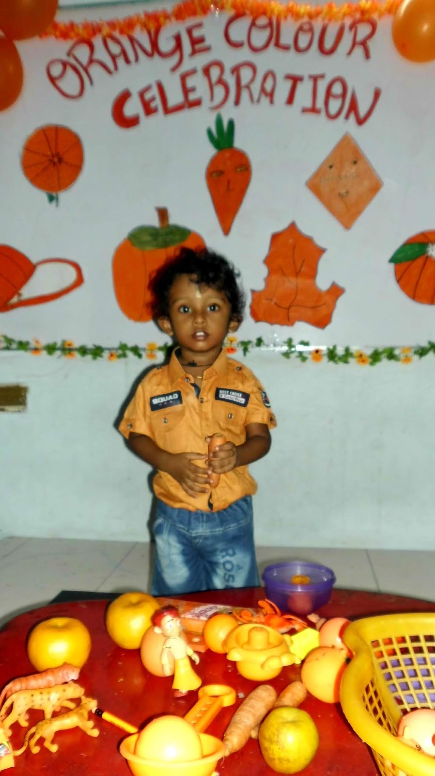 ORANGE COLOUR DAY CELEBRATION - PLAY GROUP & NURSERY | T.I.M.E KIDS PRE ...