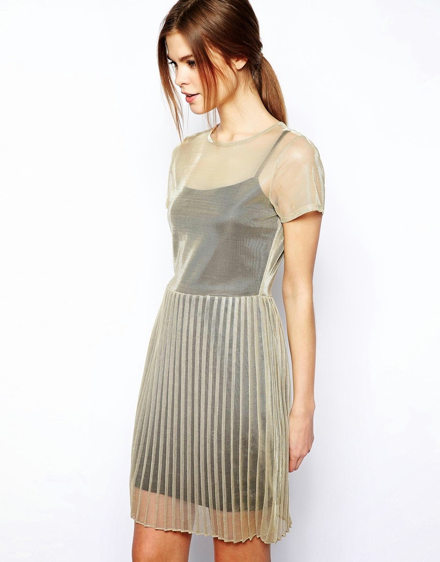 Lust of the week: Warehouse mesh metallic dress | Style Trunk