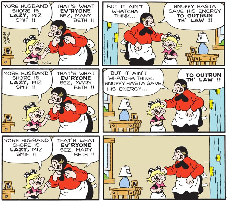 Dead 2 Rights: Today's 'Snuffy Smith' needed some major renovations