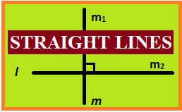 Straight Lines Class XI Chapter 10
