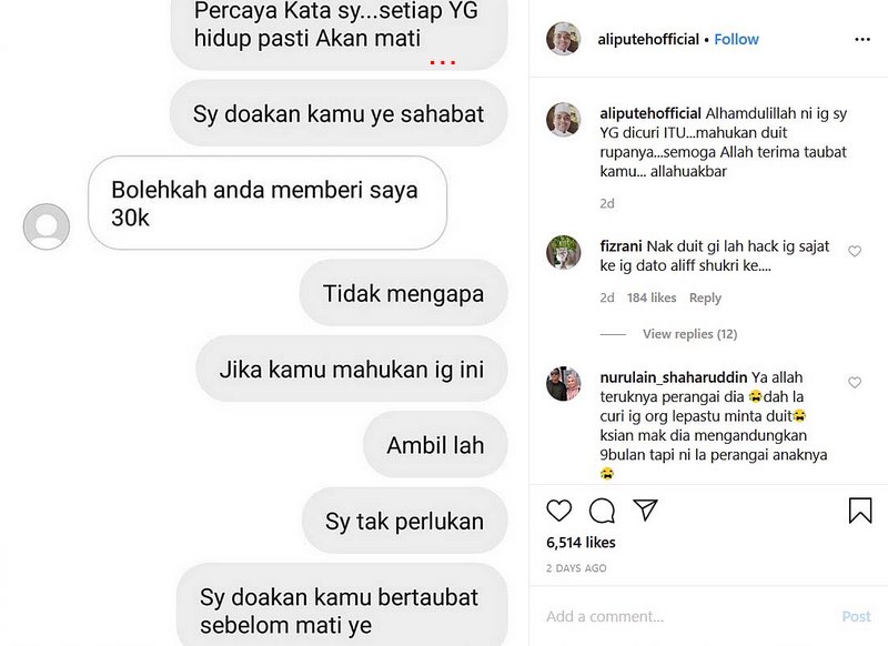 MYARTIS.COM | MYARTIS | MY | ARTIS: DIMINTA RM30,000 JIKA MAHU IG ...