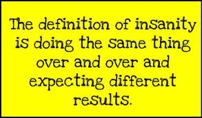 The FibroFrog: The Definition Of Insanity