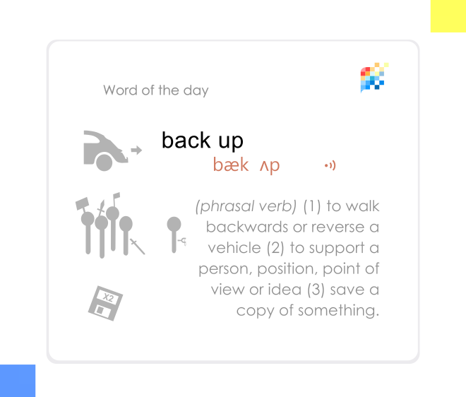 Back Up back-up