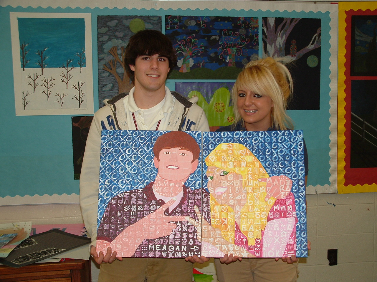 Mrs. Macre's Art Class: Drawing/Painting Grid Portraits